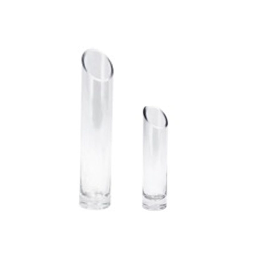 TUBO VIDRO CHANFRADO M. B6CM H30CM – Casa das Festas